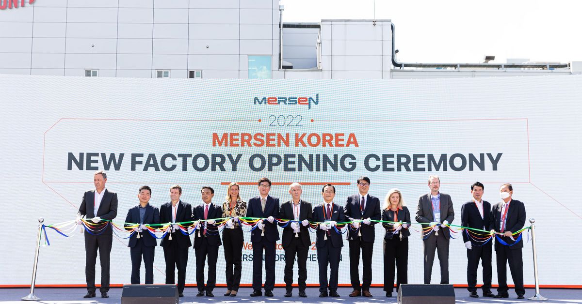 Mersen Korea inaugurates its new graphite materials production plant ...