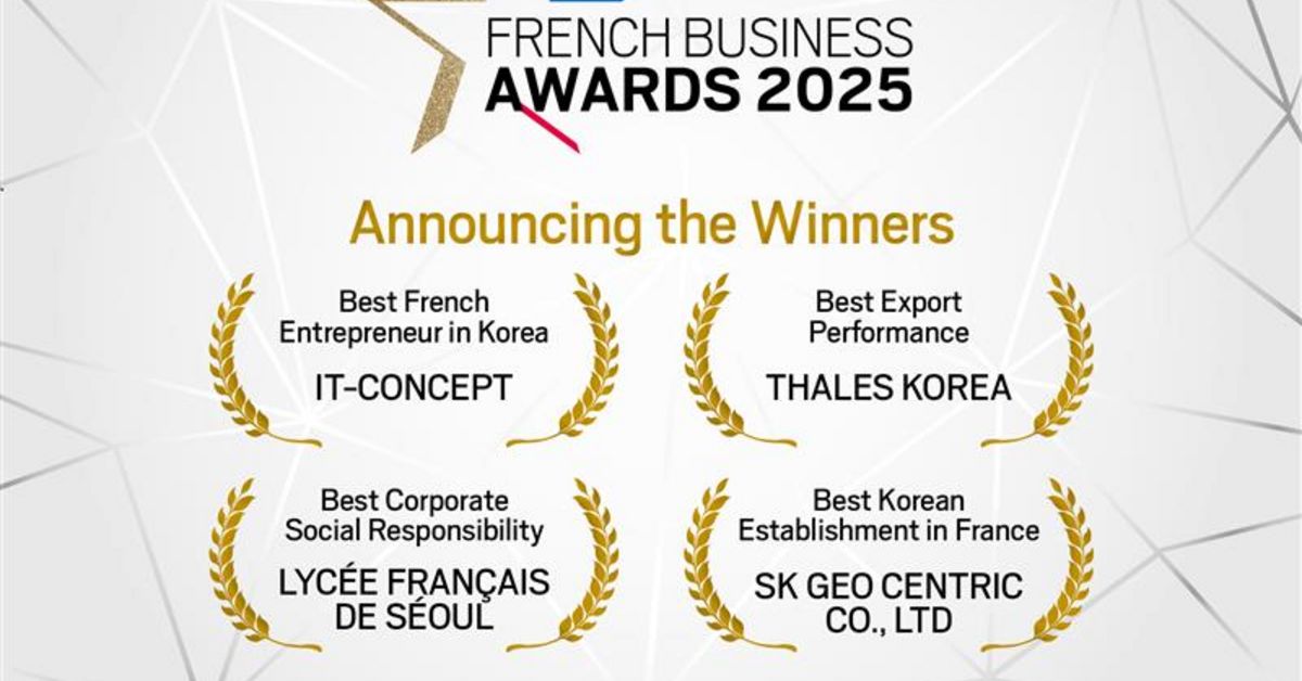 French Business Awards 2025 - Winners Announcement | CCI FRANCE COREE